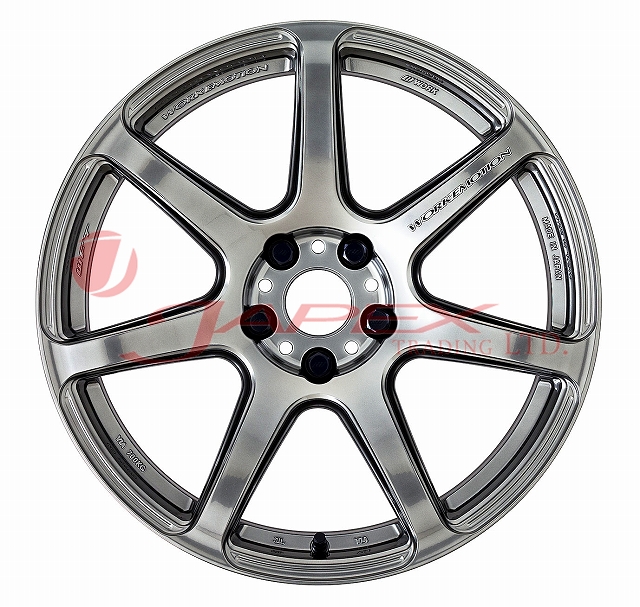 WORK EMOTION T7R 18inch 9.5J +38/+30/+22/+12 5x114.3 Glim Silver (GTS ...